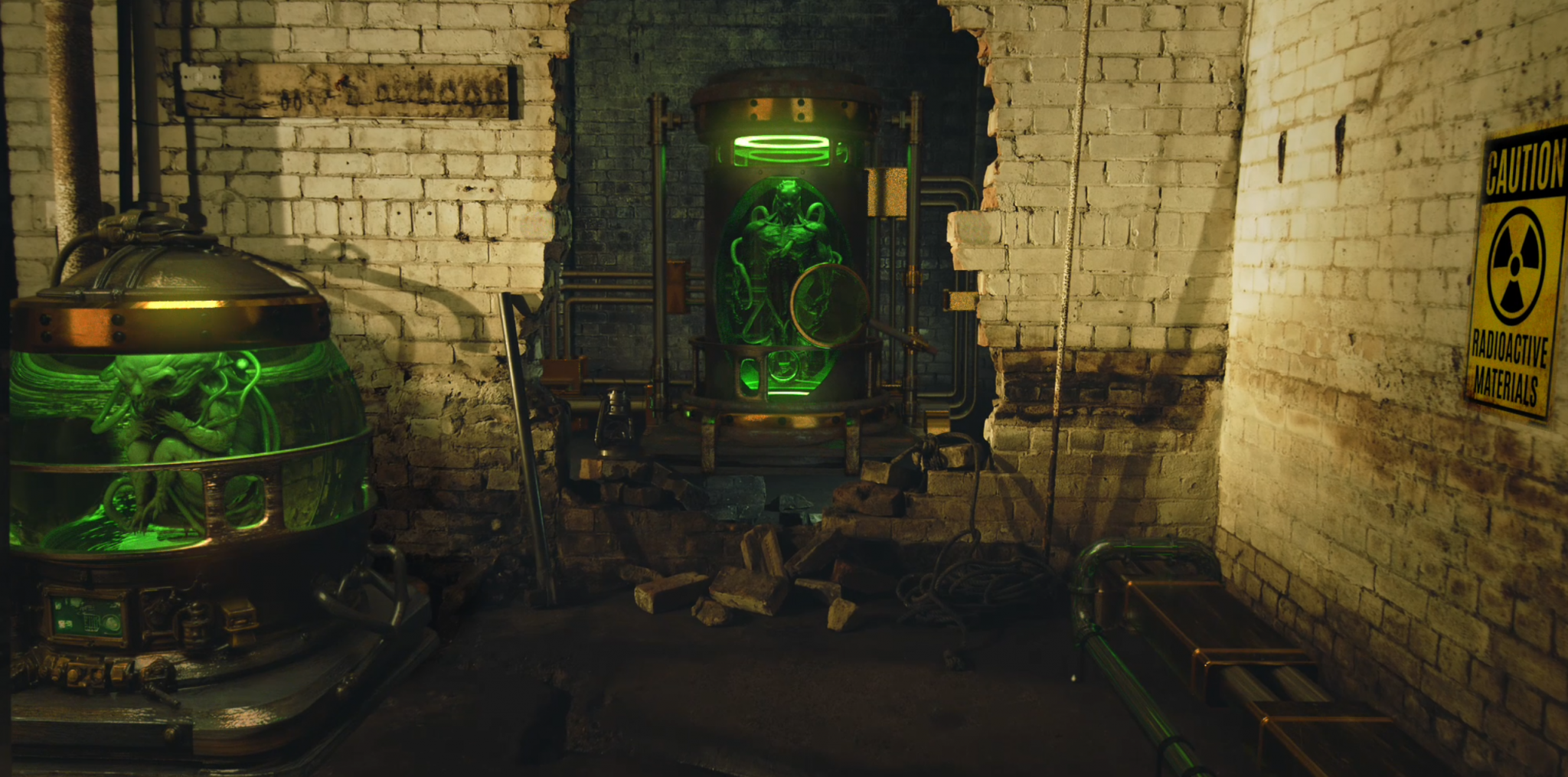 Term 2 Nuke Compositing Project : Machine in a Garage (From 3D Assets ...